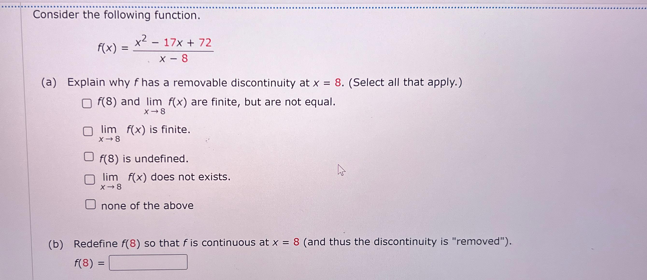 Solved Consider the following | Chegg.com