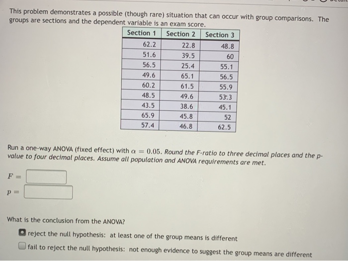 Solved This problem demonstrates a possible (though rare) | Chegg.com