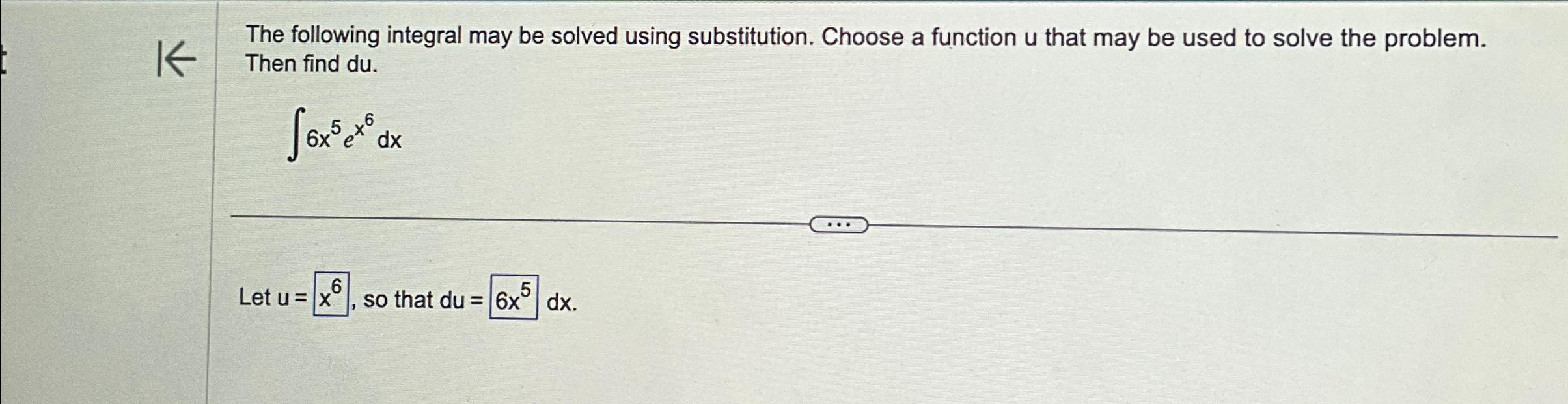 Solved The following integral may be solved using | Chegg.com