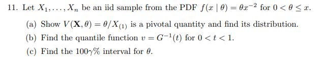 Solved Let x1,dots,xn ﻿be an iid sample from the PDF | Chegg.com