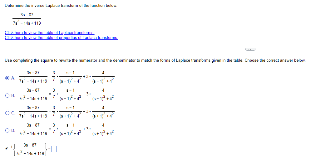 Solved (HELP) ﻿Use completing the square to rewrite the | Chegg.com