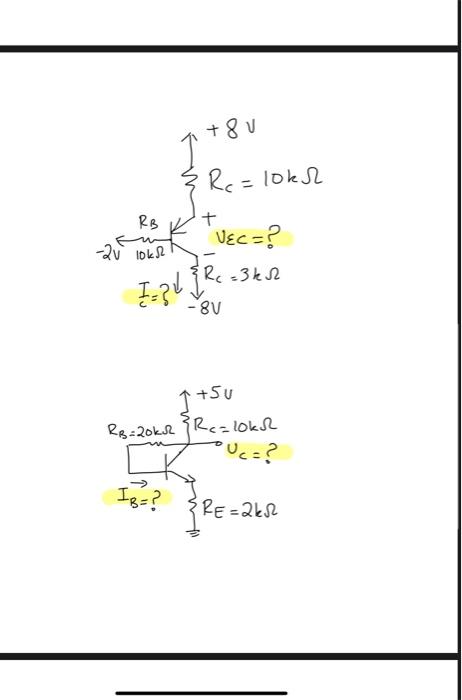 Solved 2- For the given circuits, find labeled currents and | Chegg.com