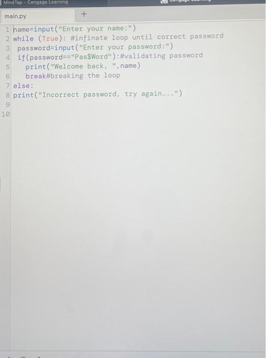 Solved The for Loop and the range Function Aim The aim of | Chegg.com