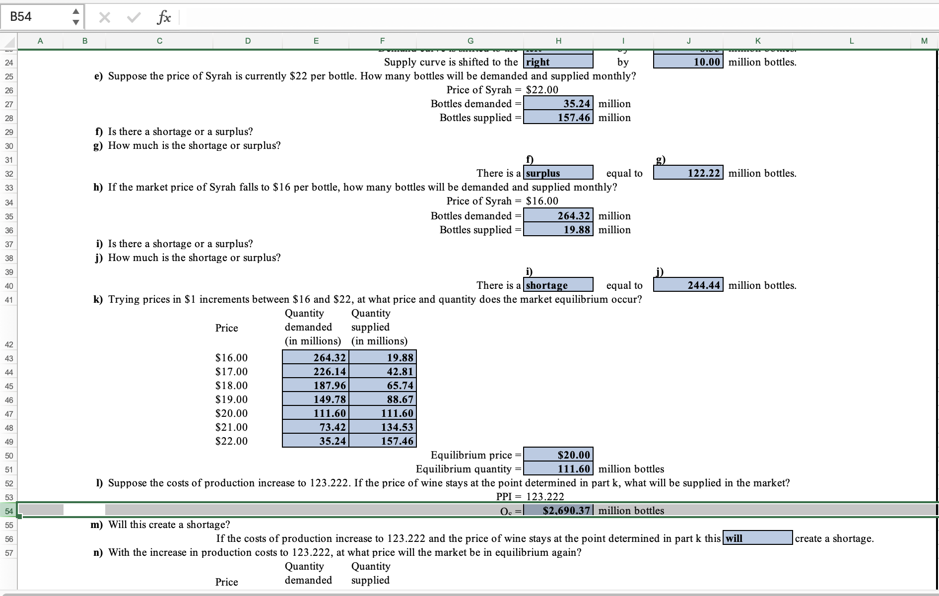 Solved Only answer question "I". How do I enter the values | Chegg.com
