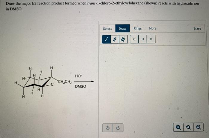 Solved Draw the major E2 reaction product formed when | Chegg.com