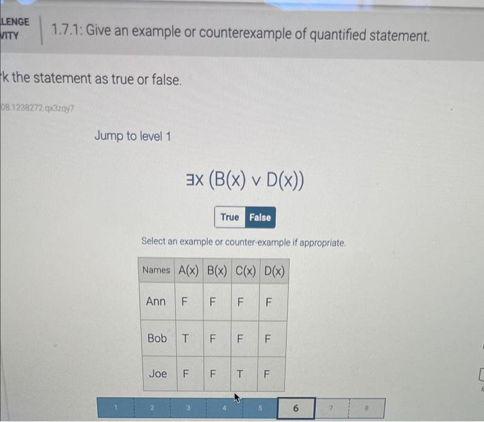 Solved LENGE VITY 1.7.1: Give an example or counterexample | Chegg.com