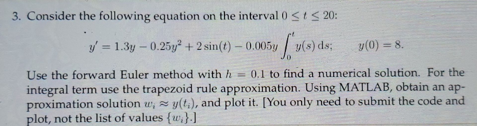 Solved Consider the following equation on the interval | Chegg.com