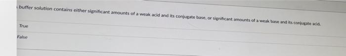 Solved buffer solution contains either signifcant amounts of | Chegg.com