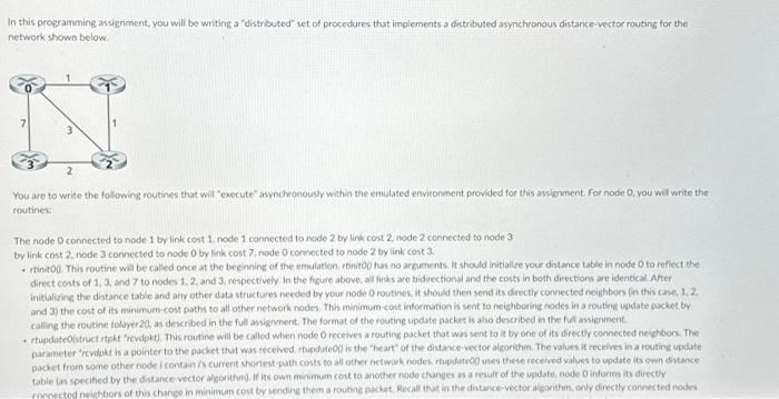 Solved In this programming assignment, you will be writing a | Chegg.com