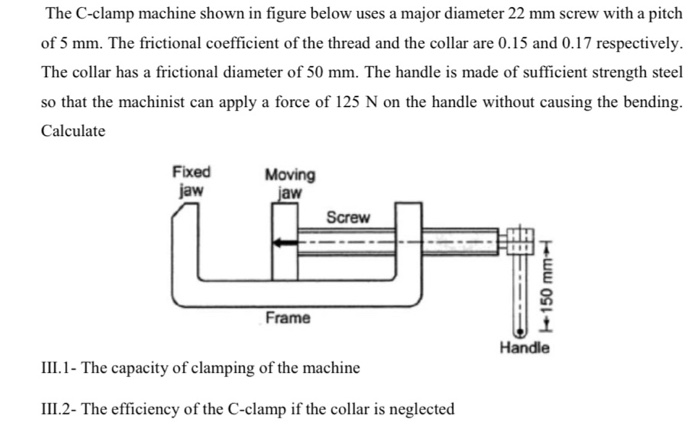 Solved this a power screw machine design 1 problem , this | Chegg.com