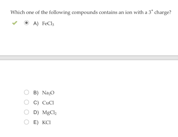 Solved Which one of the following compounds contains an ion | Chegg.com