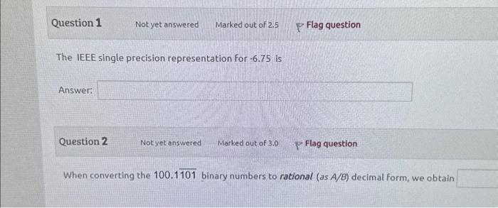 Solved When converting the 100.1101 binary numbers to | Chegg.com