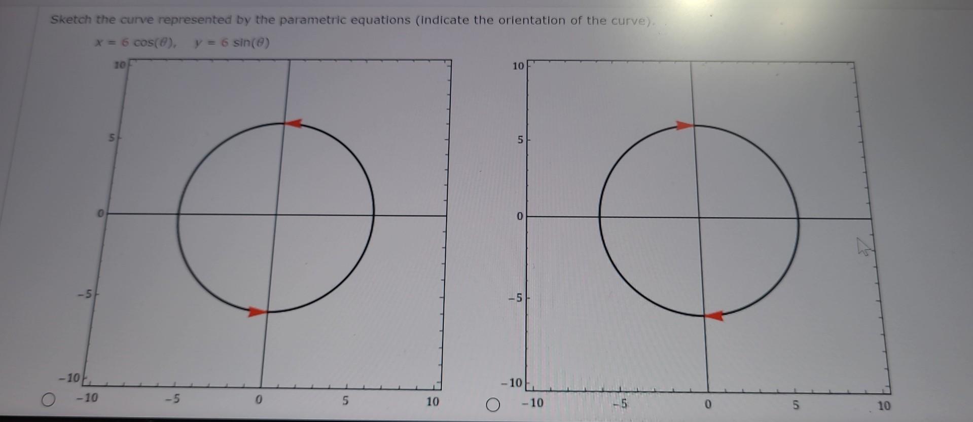 Solved Sketch the curve represented by the parametric | Chegg.com