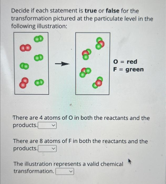 Solved Decide If Each Statement Is True Or False For The