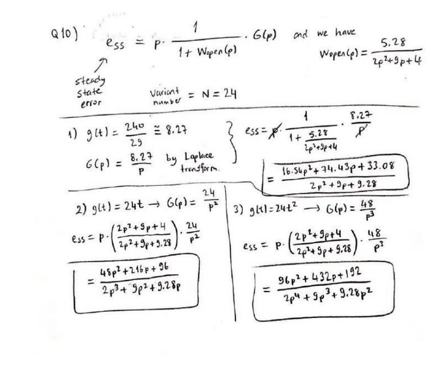 Solved Evaluate the steady-state error of the system i added | Chegg.com