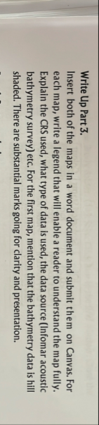 Solved Write Up Part 3.Insert both of the maps in a word | Chegg.com
