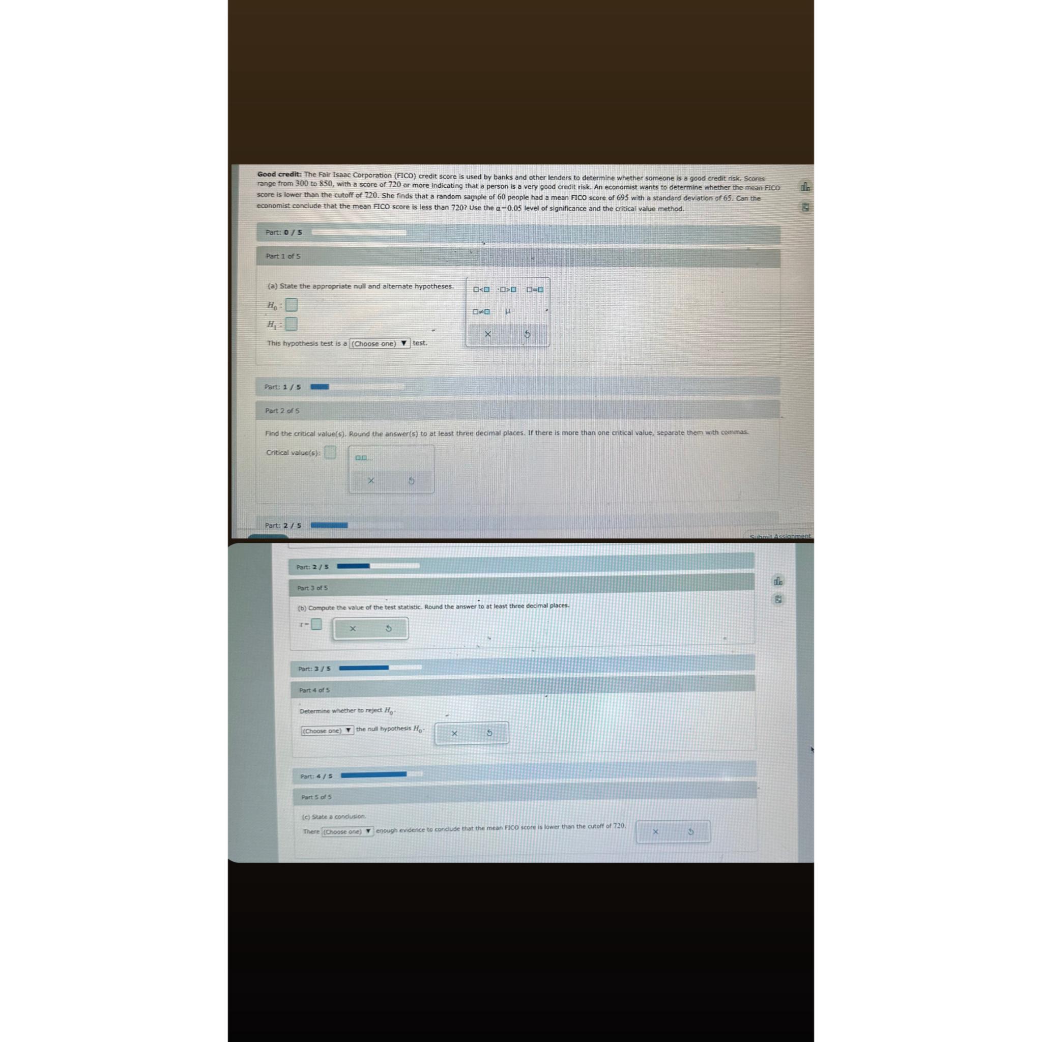 Solved answer all 5 ﻿parts please | Chegg.com