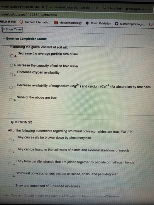 Solved 20 MasteringBiology: Chapter 48 x 4 Fairfield | Chegg.com
