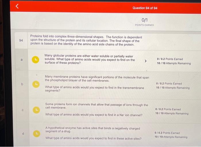 Solved Proteins fold into complex three-dimensional shapes. | Chegg.com