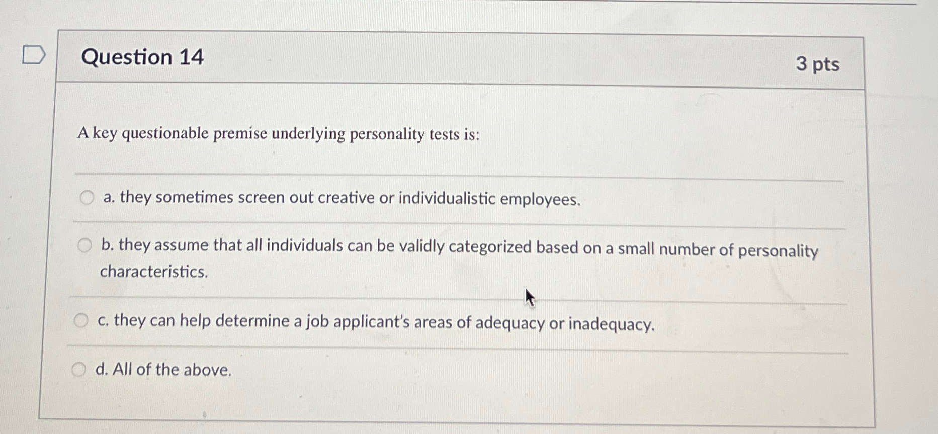 Solved Question 143 ﻿ptsA key questionable premise | Chegg.com