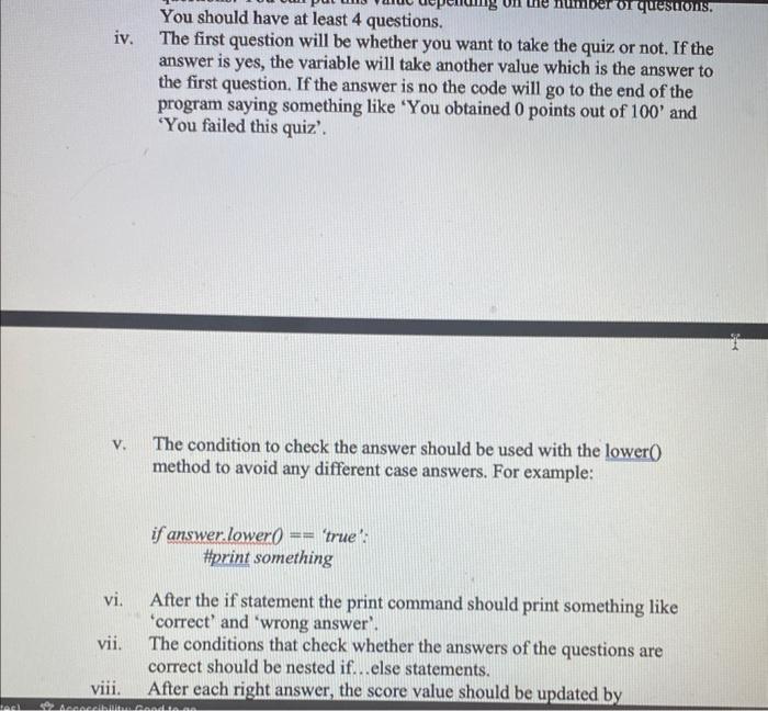 Solved Programming Project 3: If... Else statements, nested | Chegg.com