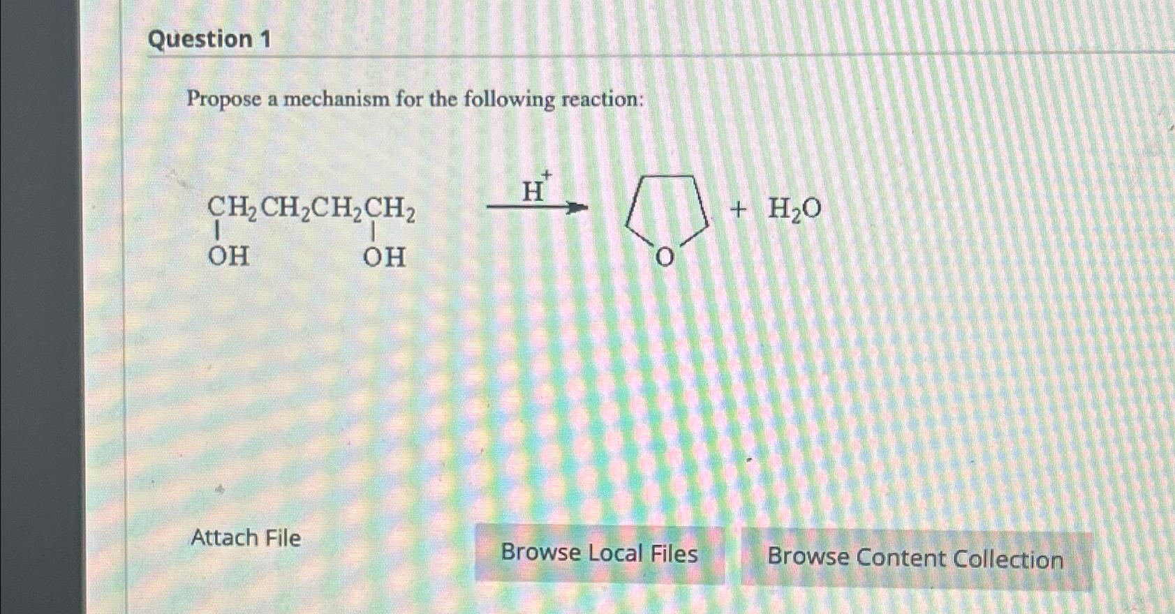 Solved Question 1Propose a mechanism for the following | Chegg.com