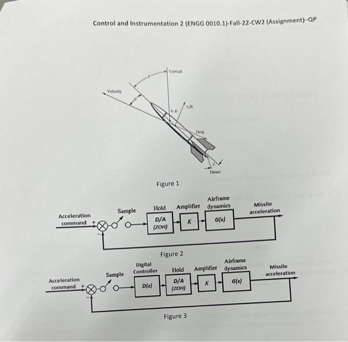 Solved The missile system in figure 1 can be aerodynamically | Chegg.com