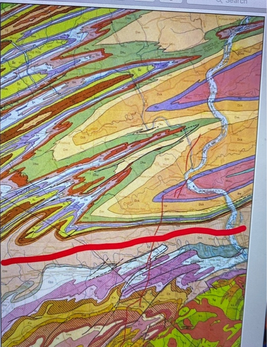 sedich 2) What types of geologic structures are | Chegg.com
