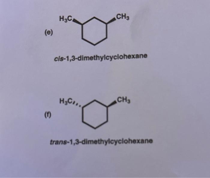 Solved cis-1,3-dimethylcyclohexane | Chegg.com