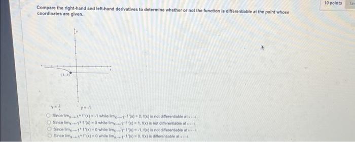 Solved Determine if the piecewise defined function is | Chegg.com