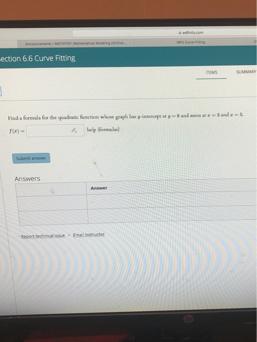 Solved edfinity.com Announcements - MATH1101: Mathematical | Chegg.com