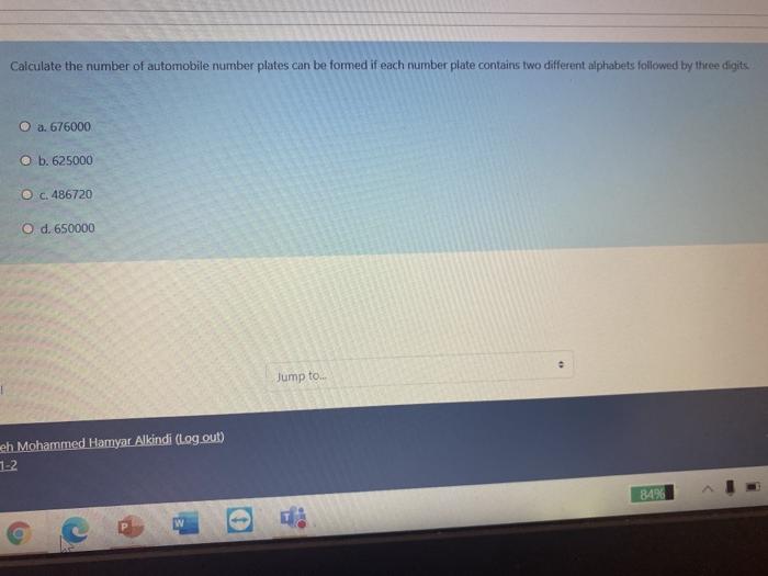 Solved Calculate the number of automobile number plates can | Chegg.com