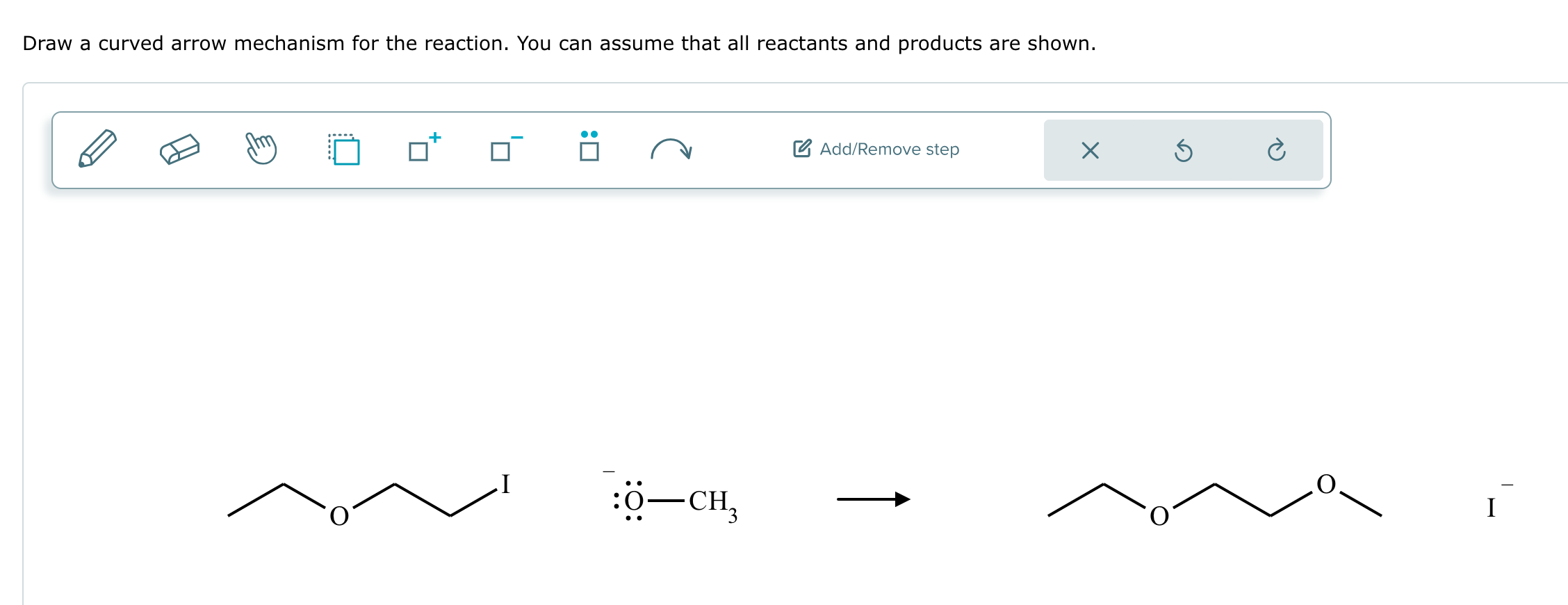 Draw a curved arrow mechanism for the reaction. You | Chegg.com