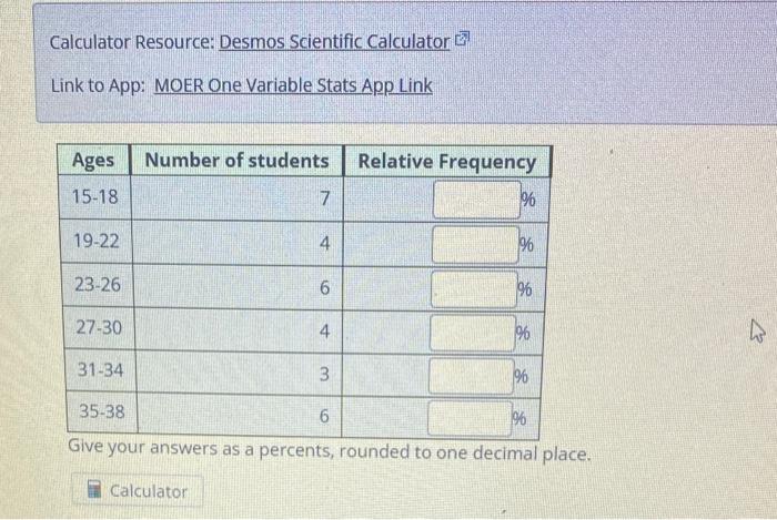 Solved Calculator Resource: Desmos Scientific Calculator 囶 | Chegg.com