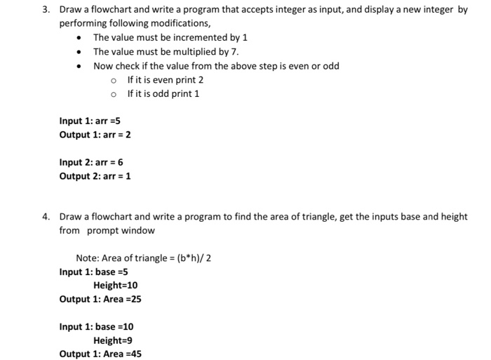Solved 3. Draw a flowchart and write a program that accepts | Chegg.com