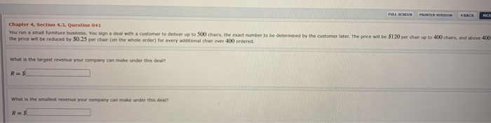 Solved FULL SCREEN PRINTER VERSION FLACK Chapter 4, Section | Chegg.com