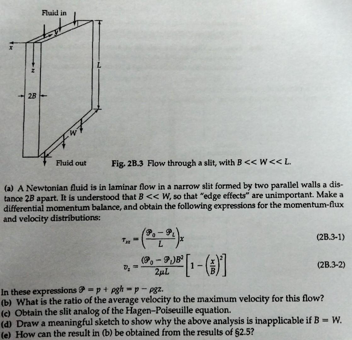 Solved Solve this Transport phenomena problem using | Chegg.com