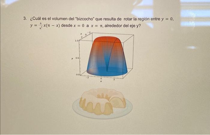 Solved What is the volume of the cake that results of | Chegg.com