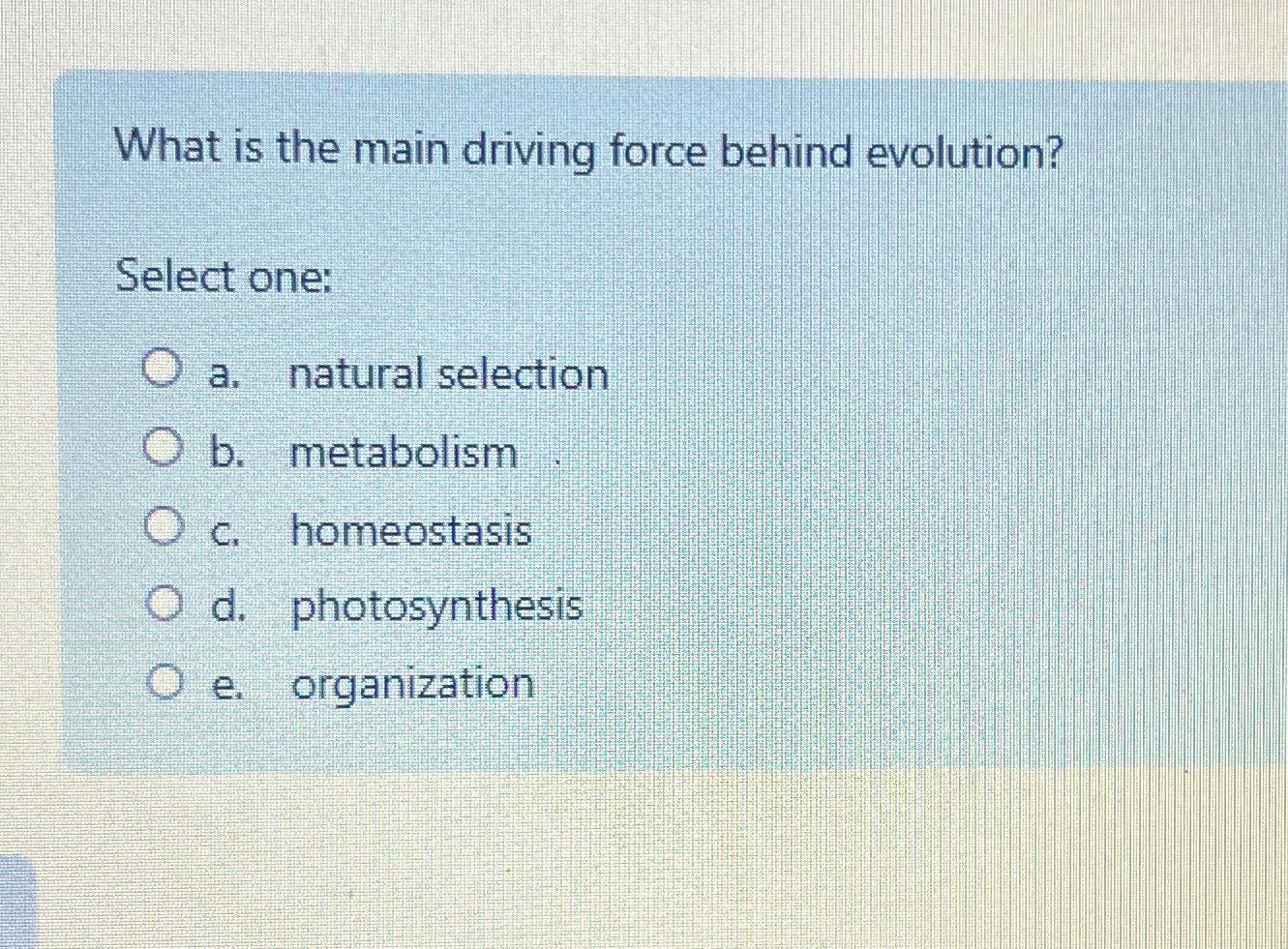 Solved What is the main driving force behind | Chegg.com