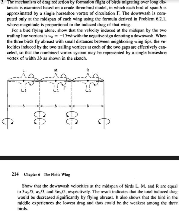 Solved 3. The mechanism of drag reduction by formation | Chegg.com