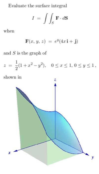 Solved Evaluate the surface integral I=∬SF⋅dS when | Chegg.com