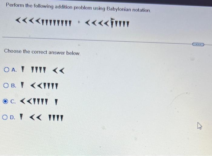 Solved Perform the following addition problem using | Chegg.com
