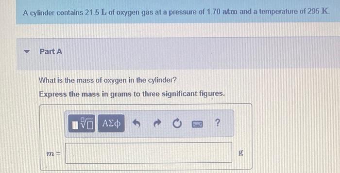 Solved A sample of gas has a mass of 38.8mg. Its volume is | Chegg.com