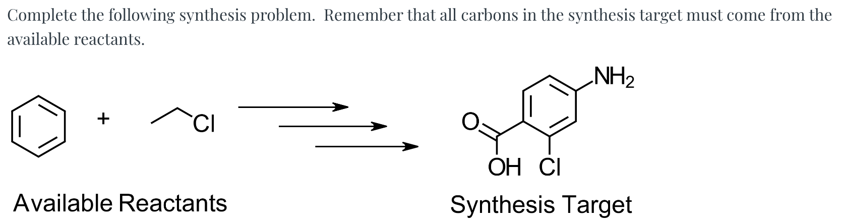 Solved Complete the following synthesis problem. Remember | Chegg.com