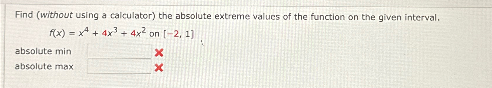 Solved Find (without using a calculator) ﻿the absolute | Chegg.com
