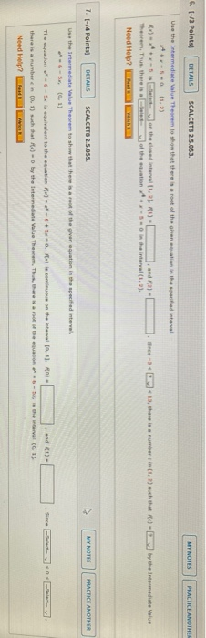 Solved 6. 1-/3 Points) DETAILS SCALCETS 25.053. MY NOTES | Chegg.com Solved 6. 1-/3 Points) DETAILS SCALCETS 25.053. MY NOTES | Chegg.com