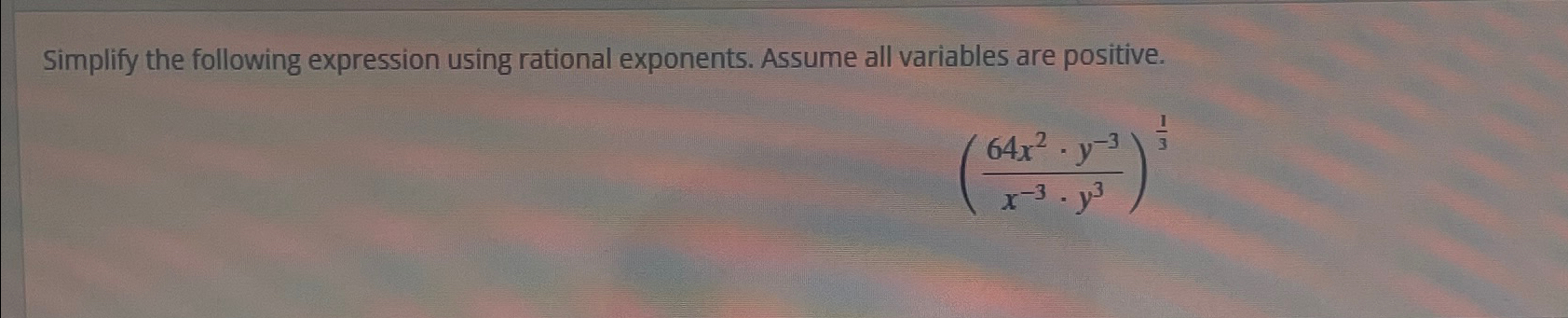 Solved Simplify the following expression using rational | Chegg.com