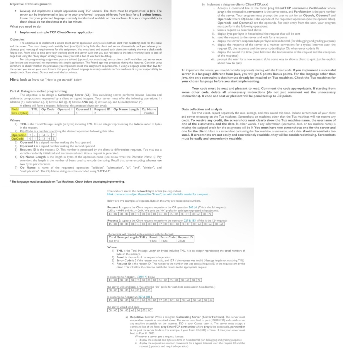 Solved I Need Tcp Server And Client On Java There Needs To