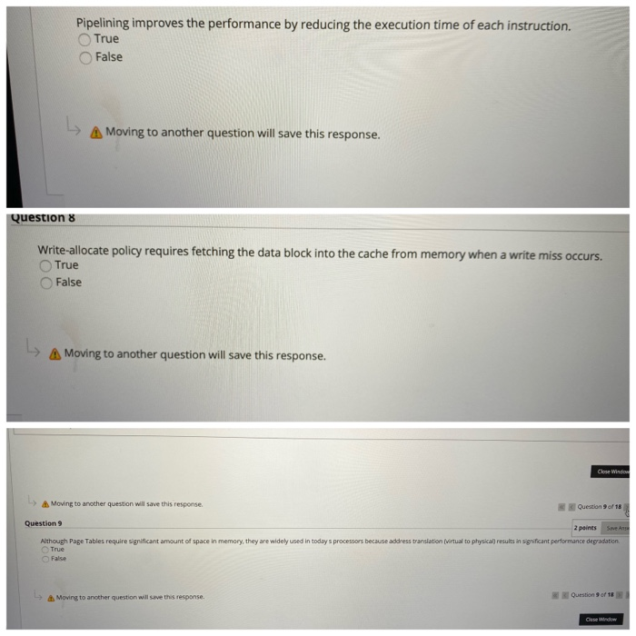 Solved Pipelining improves the performance by reducing the | Chegg.com