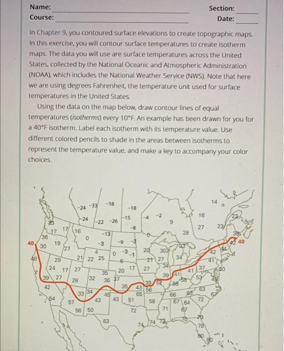Solved Name: Course: Section: Date: In Chapter 9, you | Chegg.com